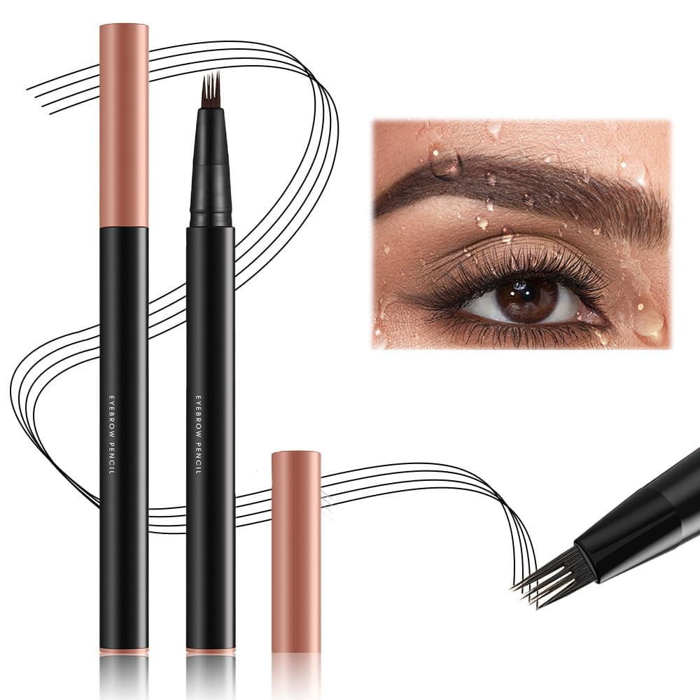 Magic Eyebrow Pencil, Microblade Eyebrow Pen Dual-Ended Microblading ...
