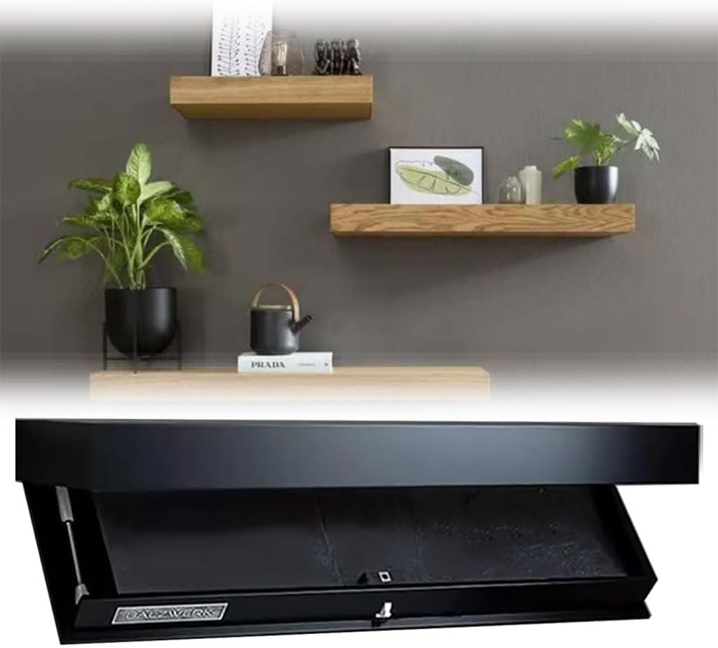 Magic Flap Designe Shelf With Secret Compartment, Concealed Floating ...