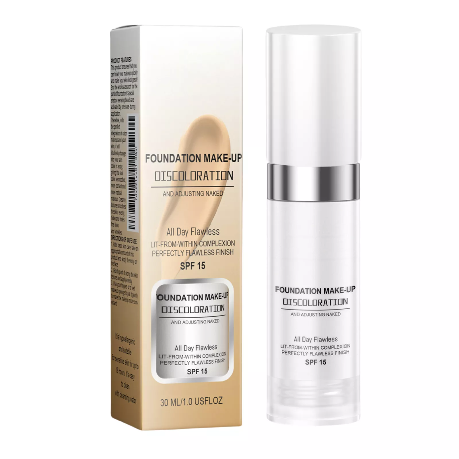 Magic Flawless Colour Color Changing Foundation Makeup Change Skin Tone ...