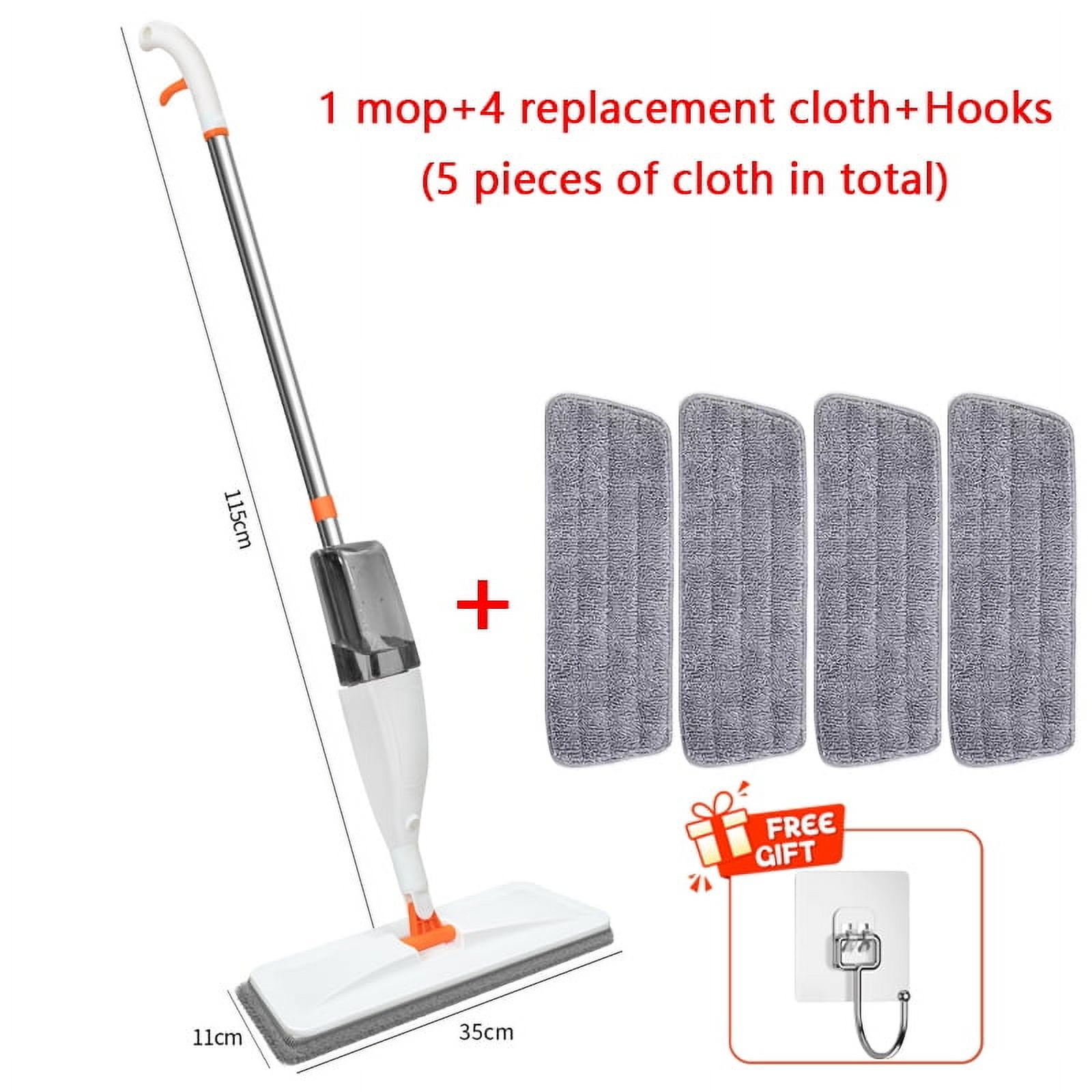 Magic Floor Cleaning Sweeper Brooms With Microfiber Pads 360 ° Rotation ...