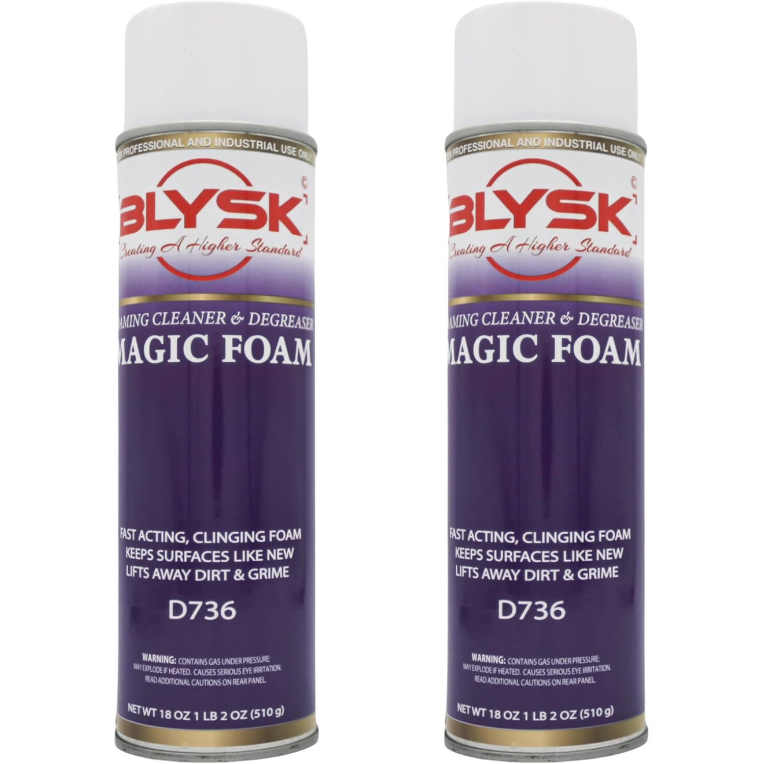 Magic Foam Cleaner & Degreaser 18oz – Fast Acting Foam that Cleans on ...