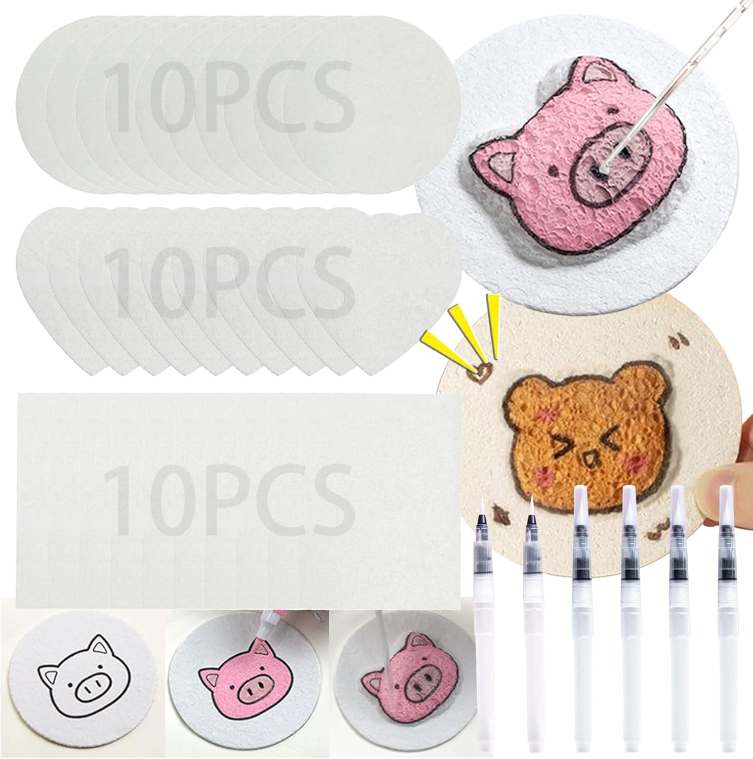 Magic Foam Texture Painting, DIY Drawing Paper Pens for Everyone Art ...