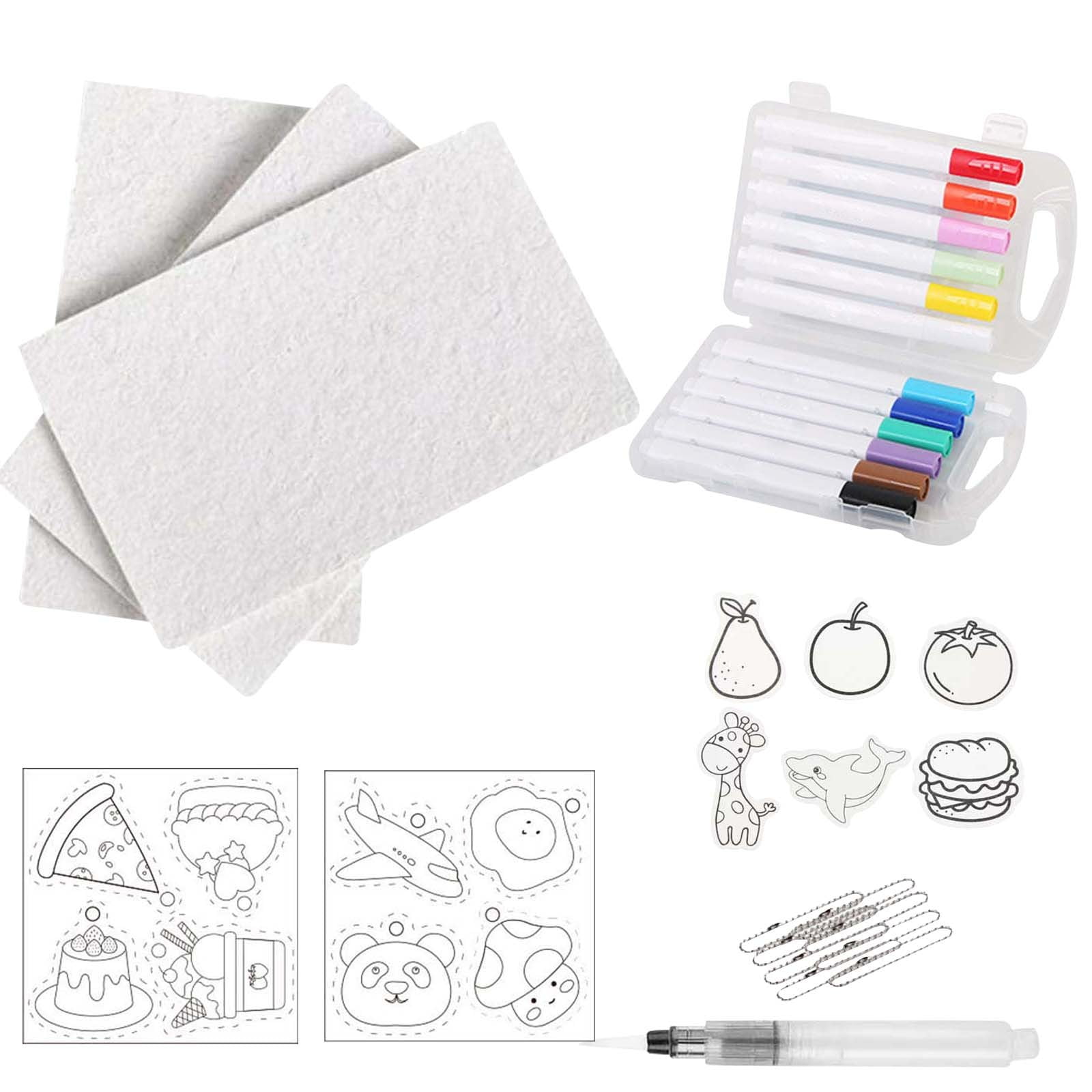 Magic Foam Texture Painting Kit,3D Drawing Magic Canvas Sponge,DIY ...