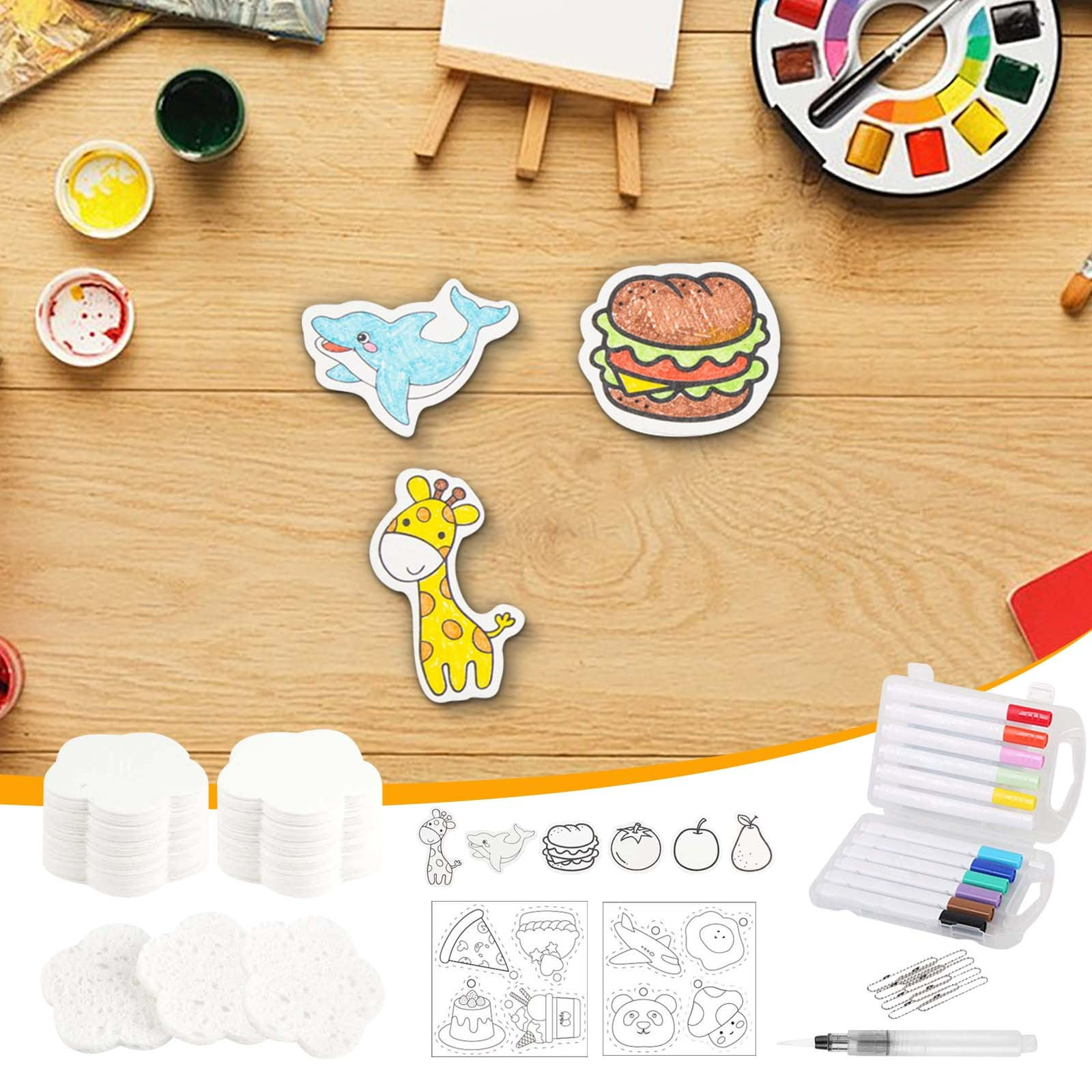 Magic Foam Texture Painting Kit, Magic Puffy Paint, 3D Drawing Magic ...