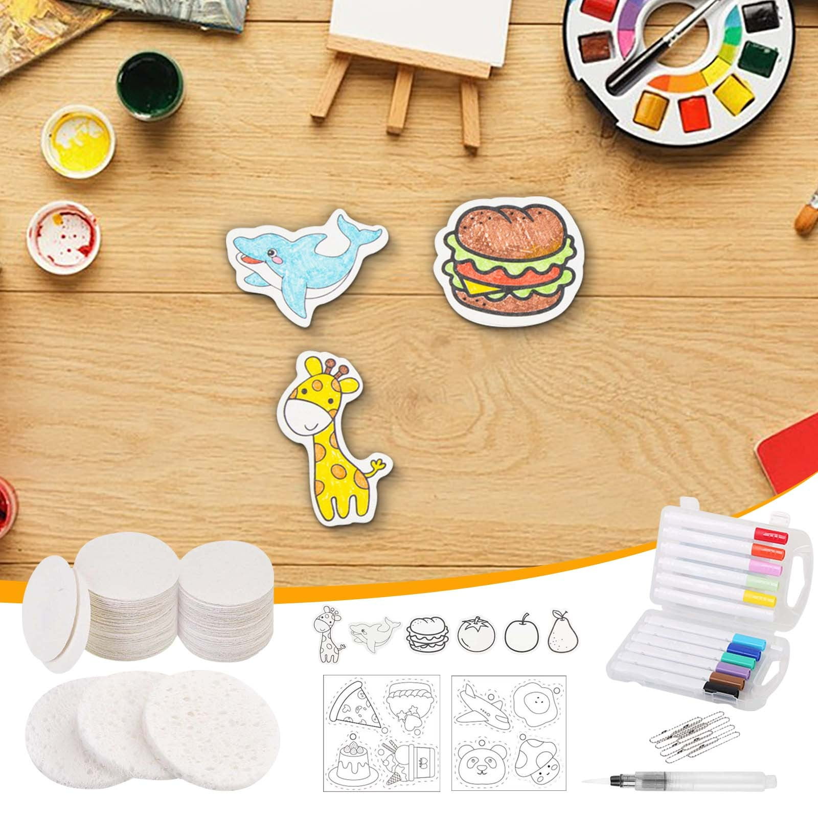 Magic Foam Texture Painting Kit, Magic Puffy Paint, 3D Drawing Magic ...