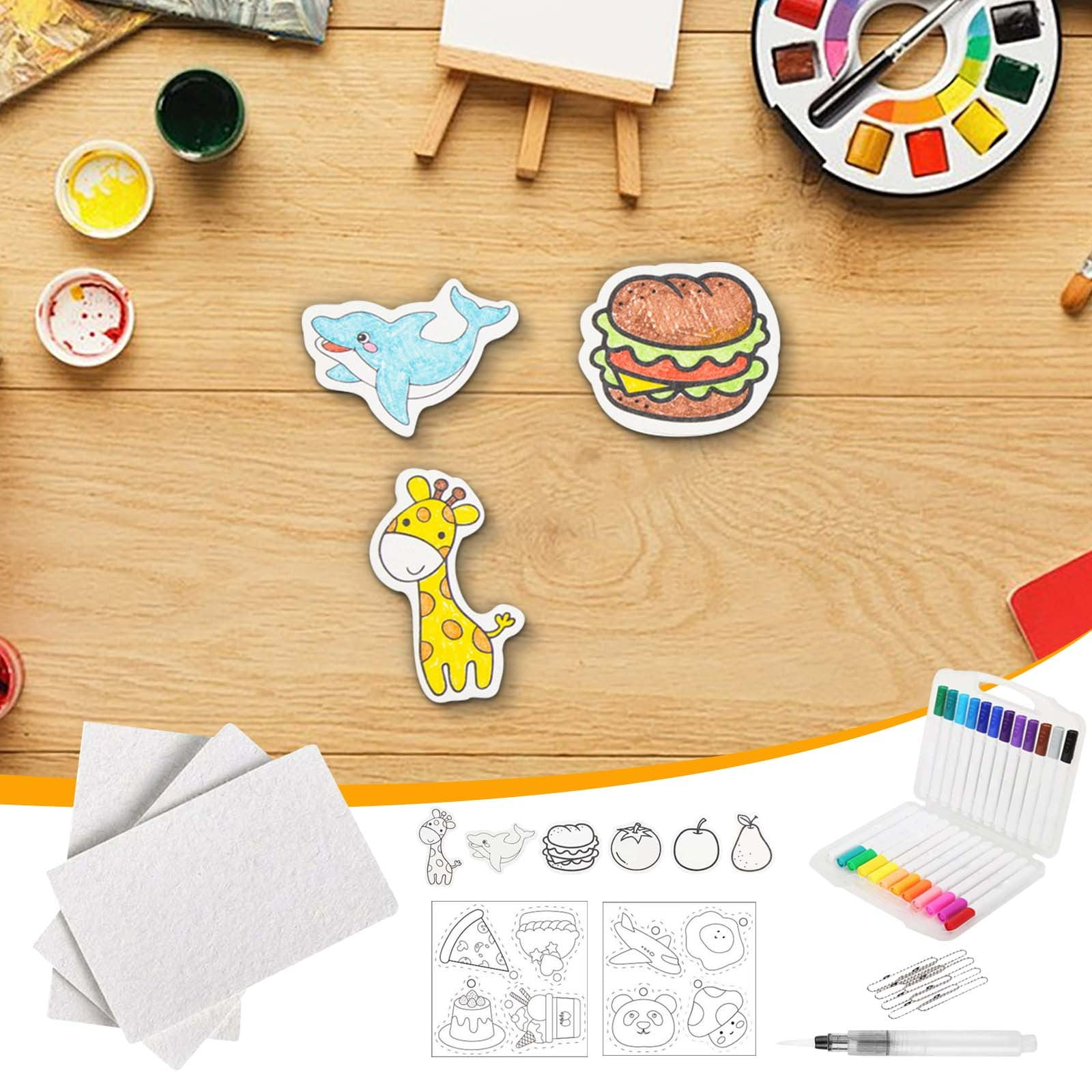 Magic Foam Texture Painting Kit, Magic Puffy Paint, 3D Drawing Magic ...