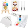 Magic Foam Texture Painting Kit with 12 Colors, 3D Drawing Canvas ...