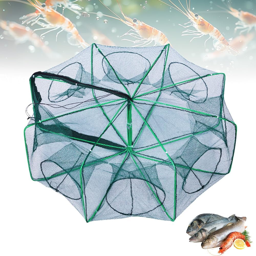 The Magic Foldable Fishing Trap, 2025 Upgrade Crab Fish Trap, Folded ...