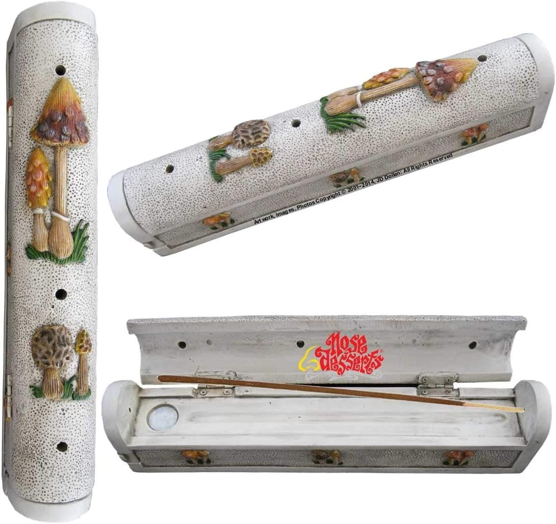 Magic Forest Mushrooms Wonderl Coffin Box Incense Stick Cone Ashcatcher ...