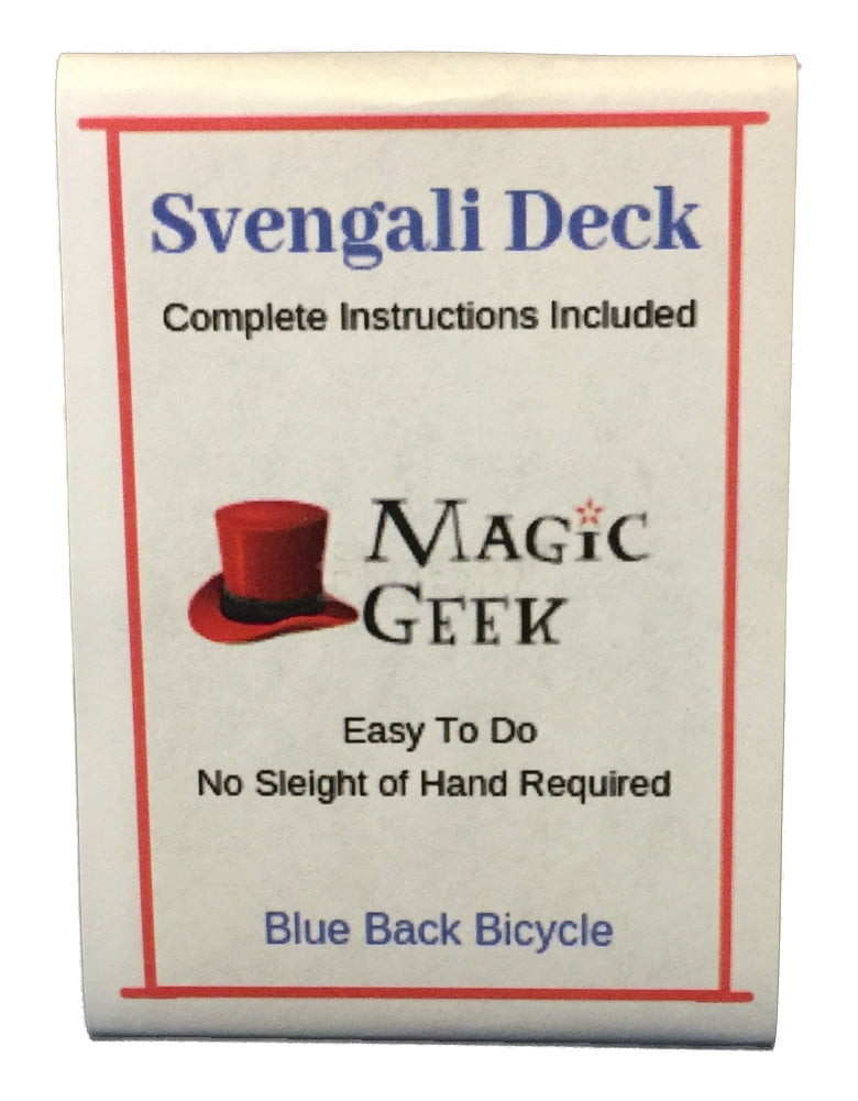 Magic Geek Svengali Deck Trick, (Blue, 2 Pack) - Walmart.com