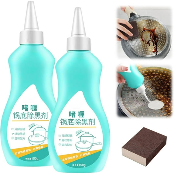 Magic Gel Cleaner for Black Pot Bottom,150 g PotBottom Cleaning Gel ...