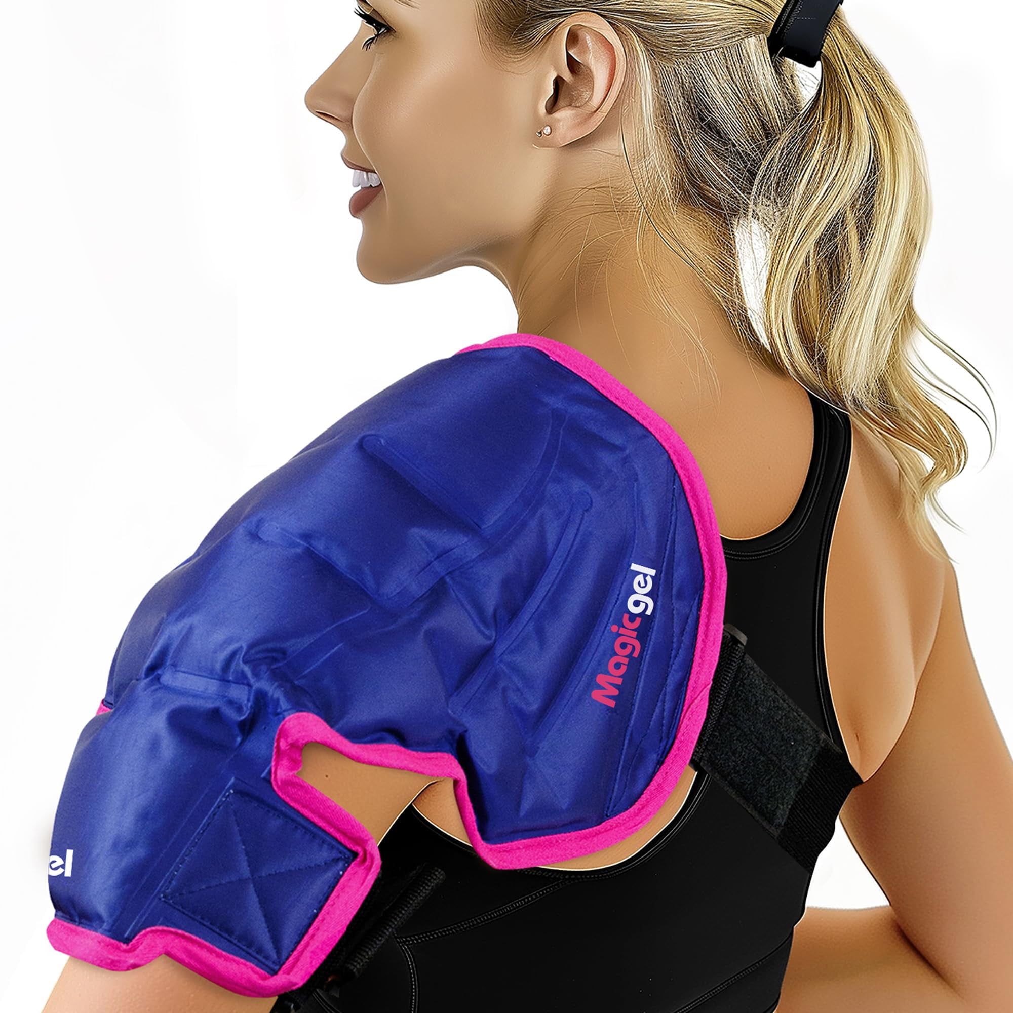 Magic Gel Shoulder Ice Pack for Rotator Cuff: Reusable Hot/Cold Therapy ...