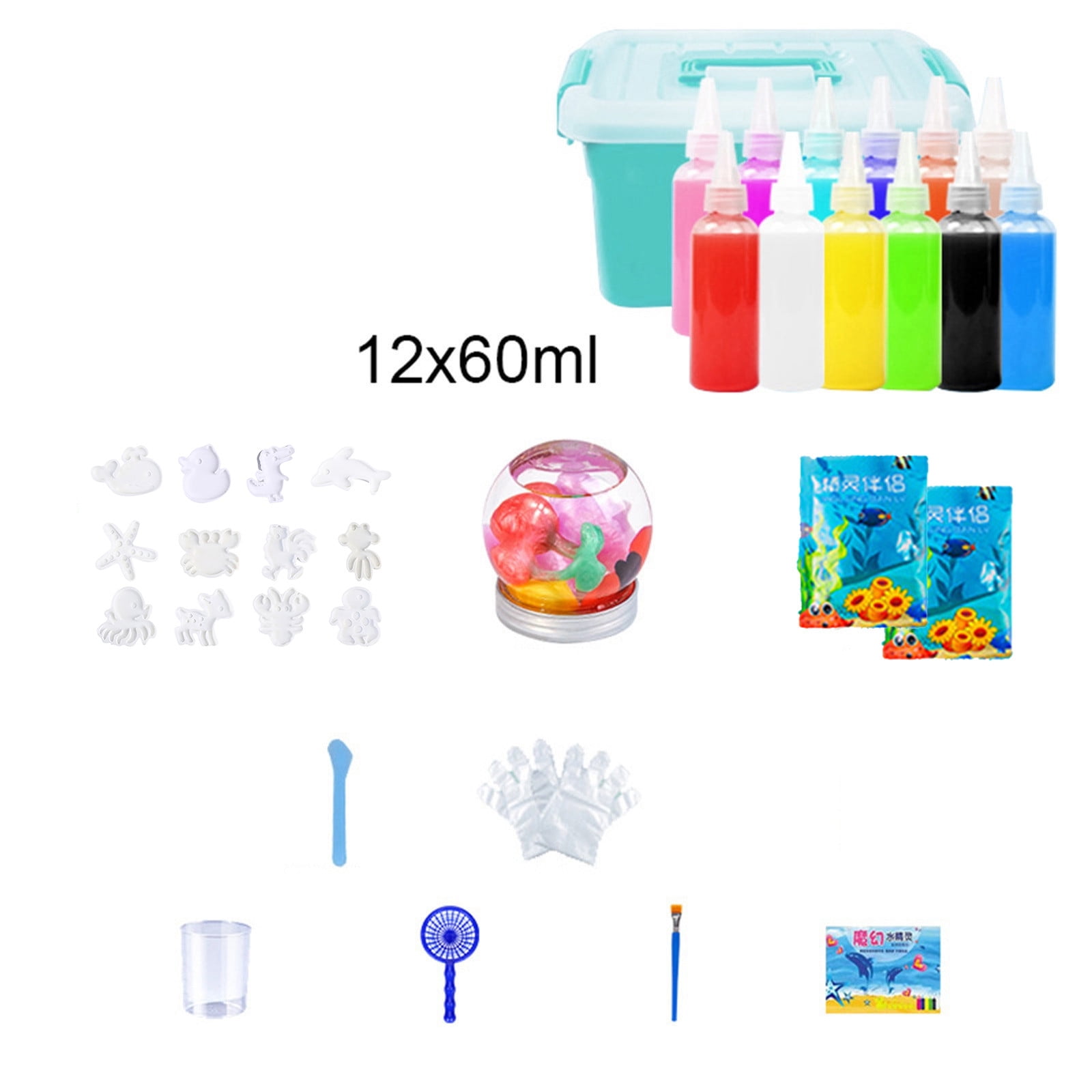 Magic Gel Water Pets Ocean DIY Colloid Toys, Solution Toys Diy Set ...