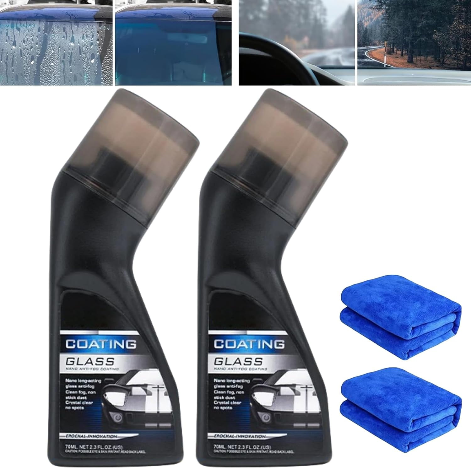 Magic Gem Coating Glass, Micro-Molecular Anti-Fog Coating Agent Wiper ...