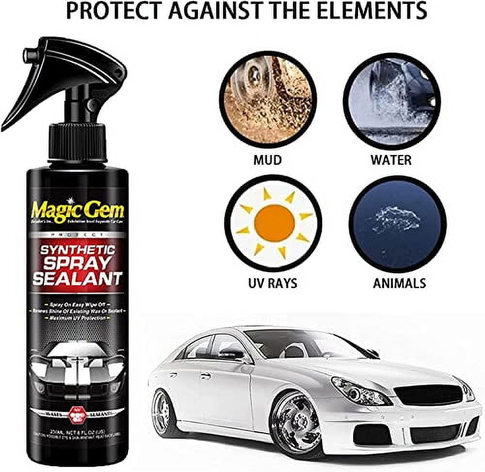 Magic Gem Nano Spray Seal, 2023 New Car Wax Polish Spray, Spray Wax for Car Detailing, Nano ...