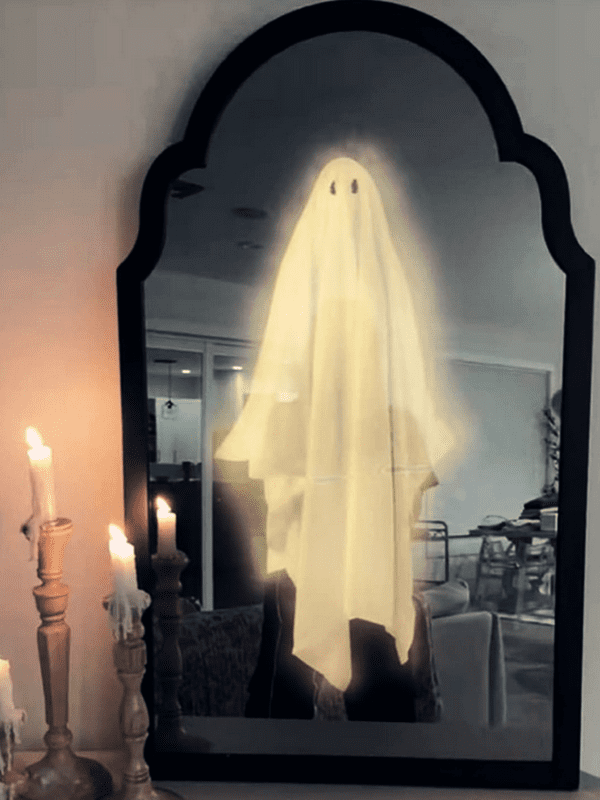 ‌Magic Ghost Illusion Mirror – Eerie Halloween Party Decoration & Home ...