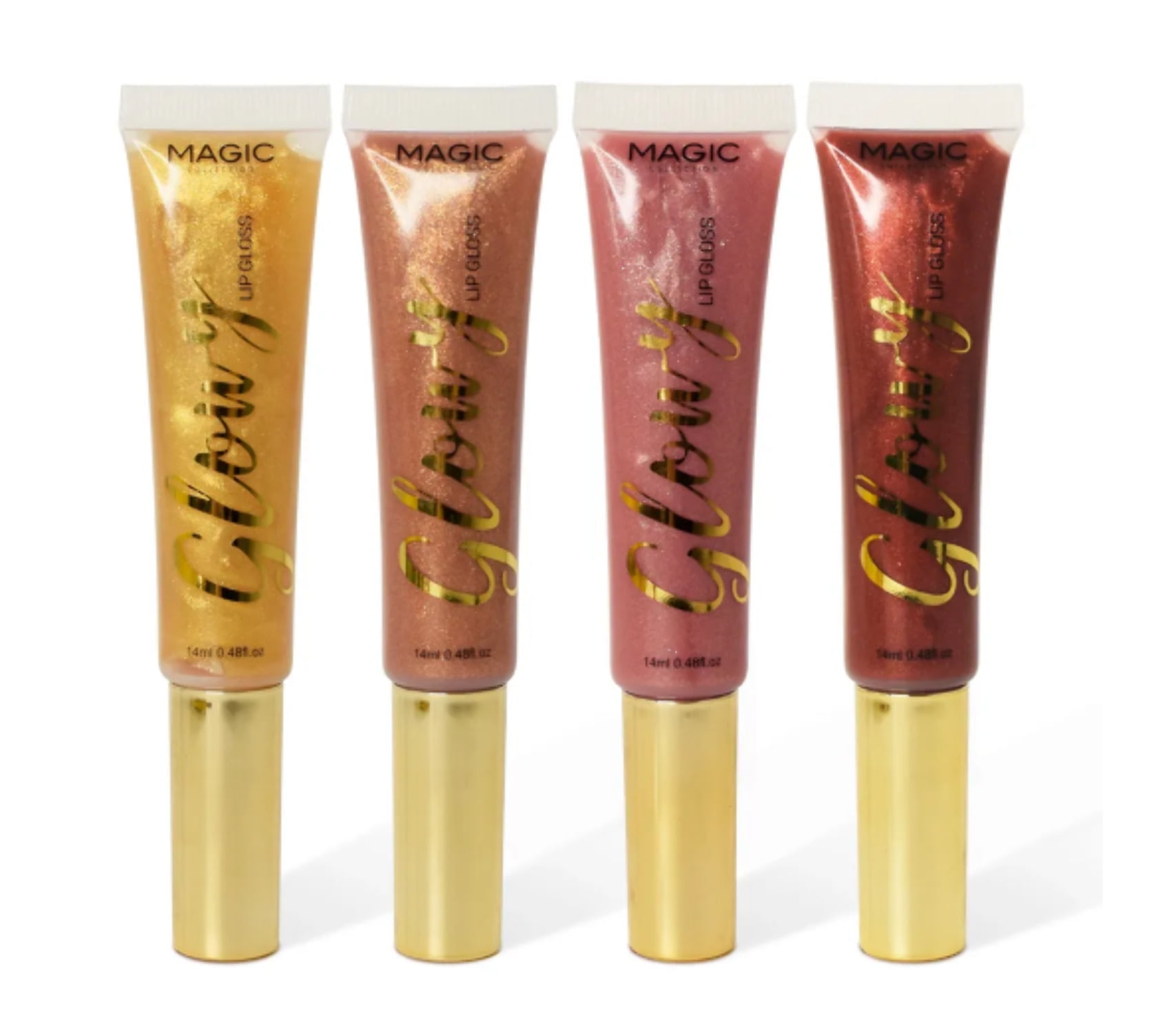 Magic Glowy Lip Gloss with Glitter Pack of 3 - Walmart.com