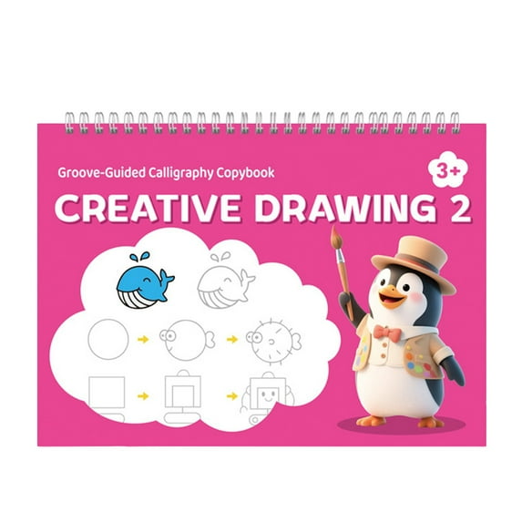 Magic Groove Practice Copybook, Reusable Magic Copybook, Handwriting ...