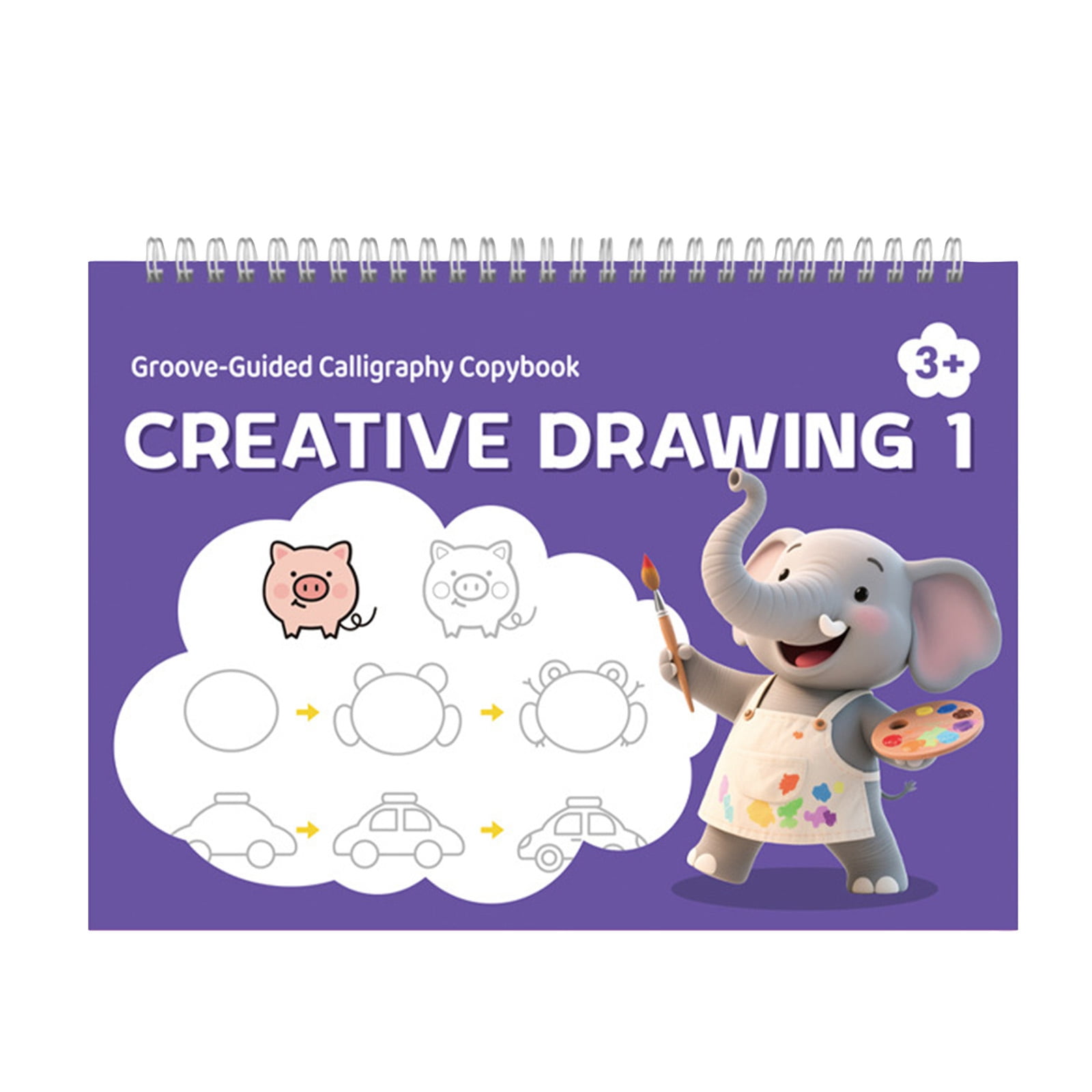 Magic Groove Practice Copybook, Reusable Magic Copybook, Handwriting ...