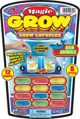 Magic Grow Assorted Capsules, Soft Expanding Foam - 1 Ea - Walmart.com