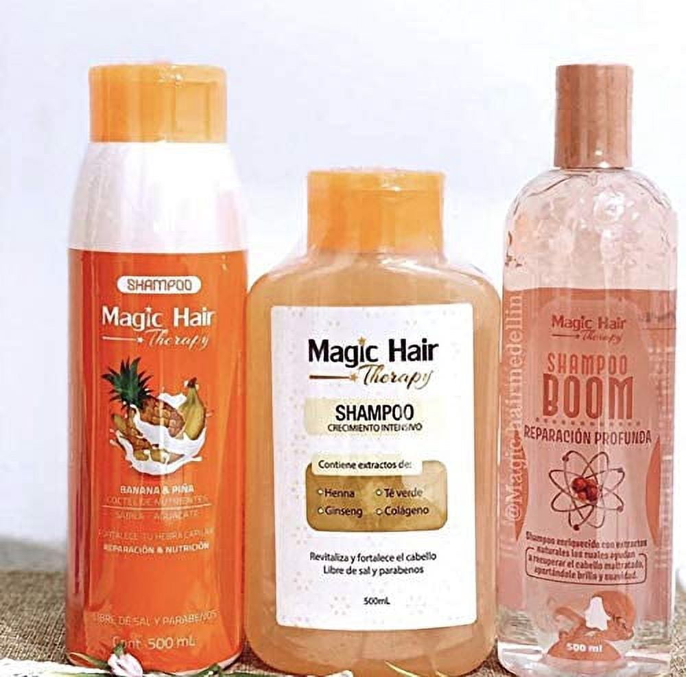 Magic Hair Therapy Shampoo Crecimiento , Shampoo Banana & Piña y ...