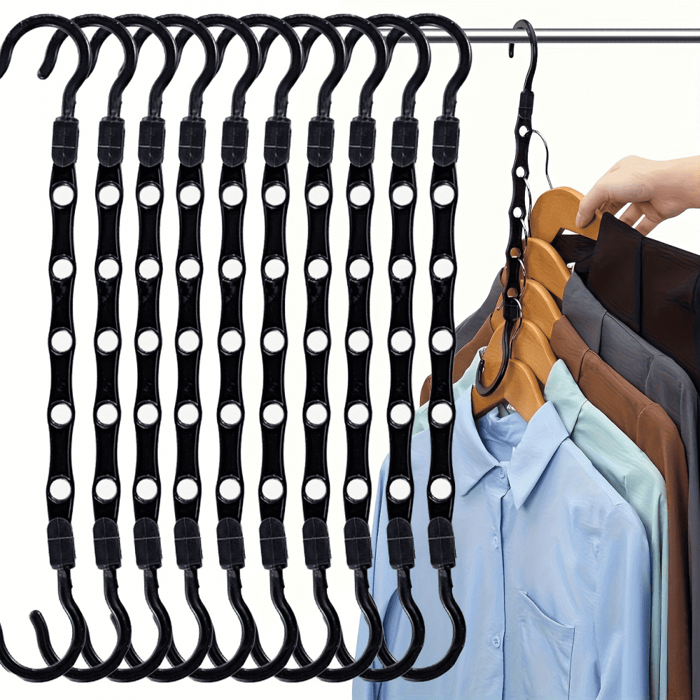 Magic Hangers Space Saving Hangers Closet Space Saver Hanger Organizer ...