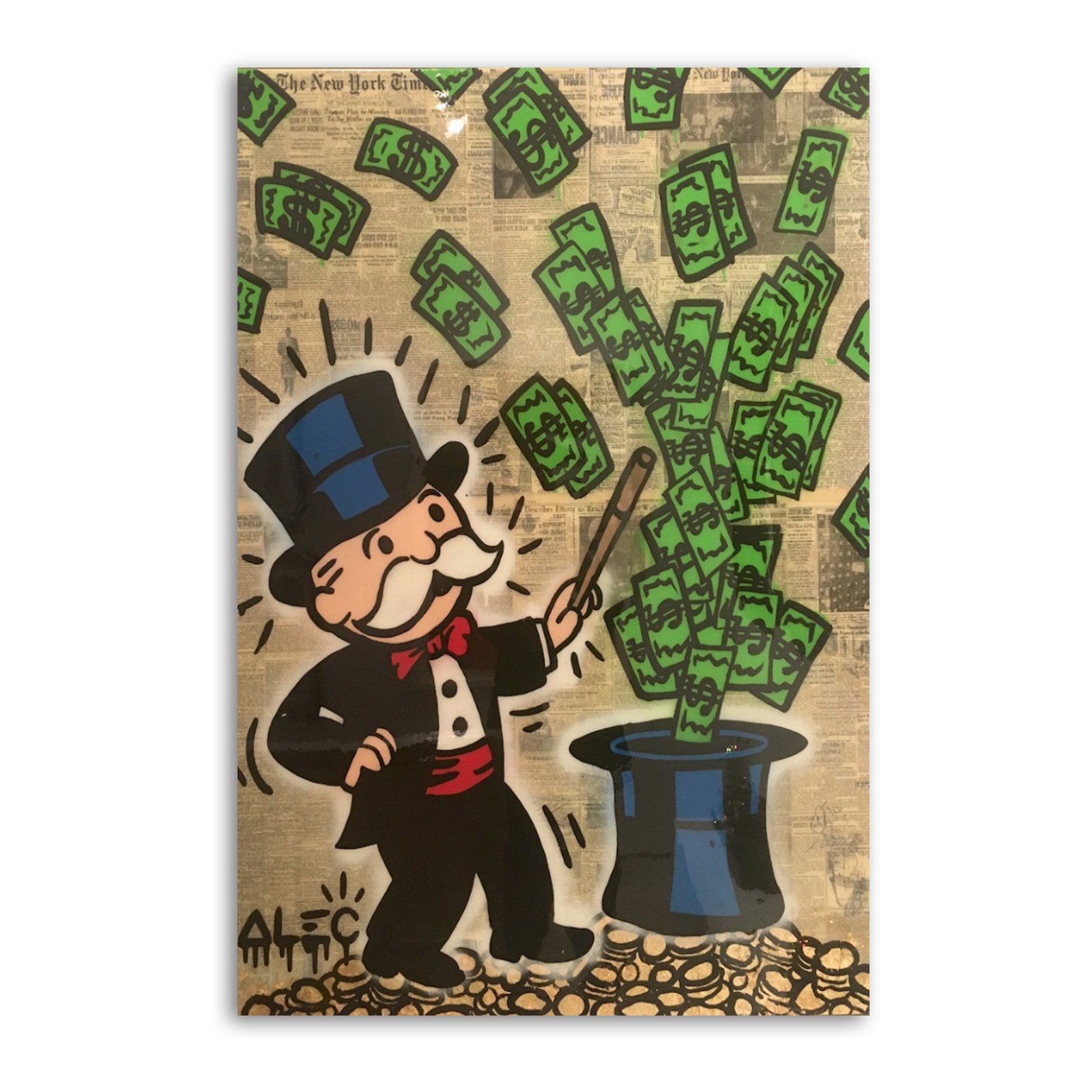Magic Hat Alec Monopolys Posters Art Print Wall Photo Paint Poster ...