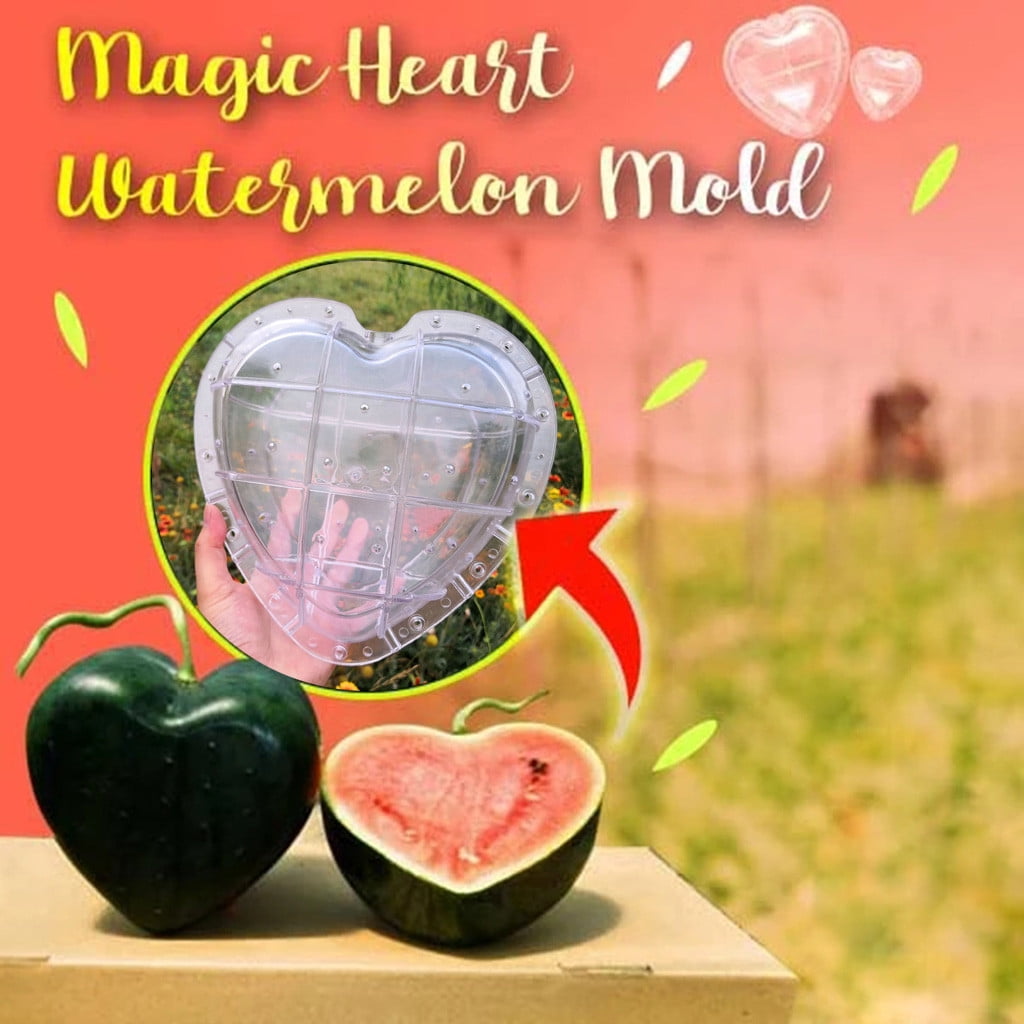 Magic Heart-shaped Watermelon Shaping Growth Molds - Walmart.com Magic Heart-shaped Watermelon Shaping Growth Molds - Walmart.com