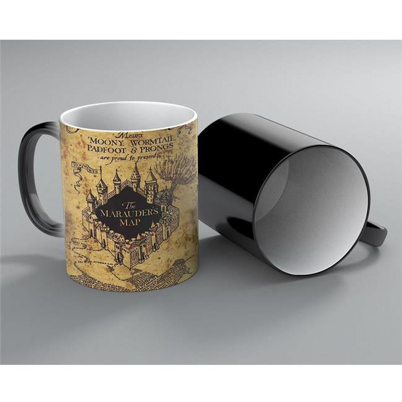 Magic Heat Sensitive Color Changing Coffee Cup Unisex Harry Potter Map ...