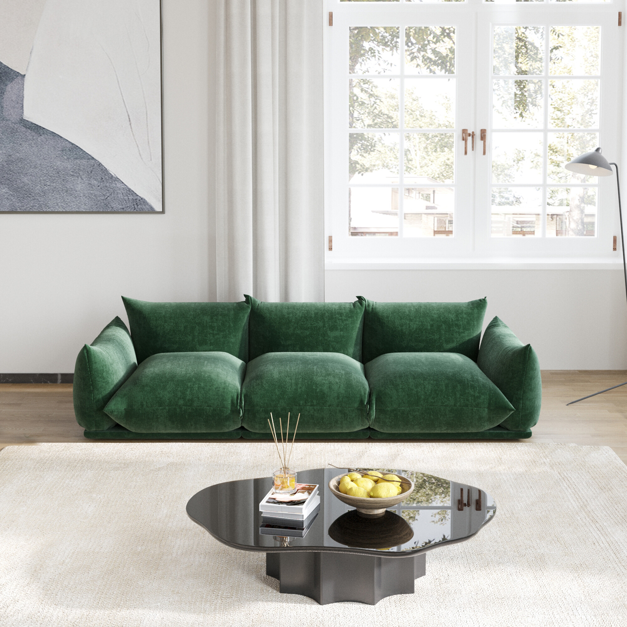 Sectional Couches for Living Room, 110" L-Shaped Couch Convertible ...