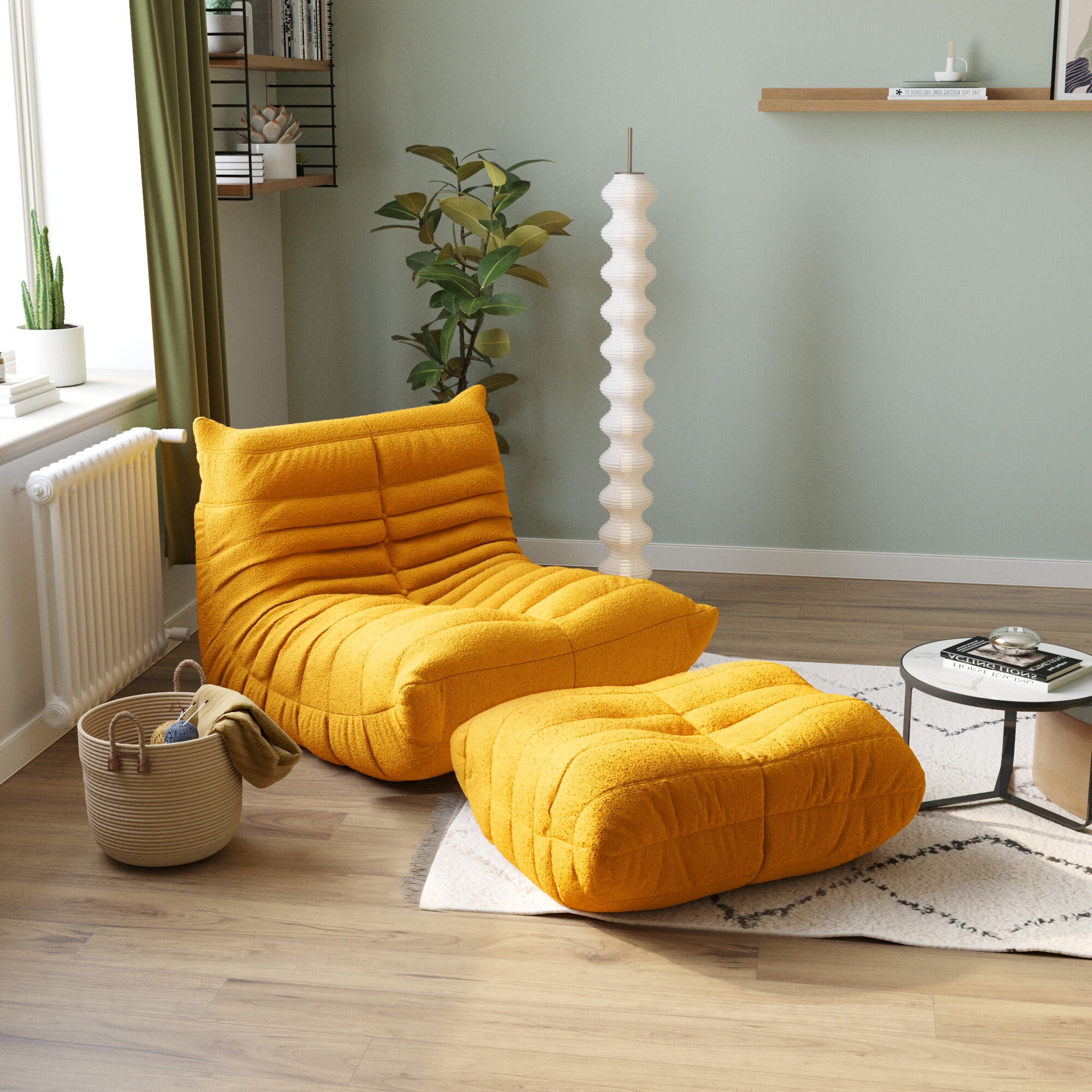 Magic Home Modern Sectional Sofa Togo Sofa Lazy Sofa Floor Sofa Foam ...