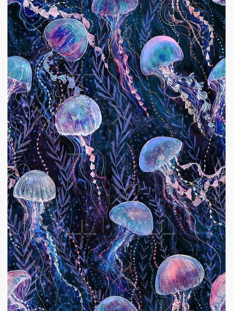 Magic Jellyfish Poster Framed-unframed - Walmart.com