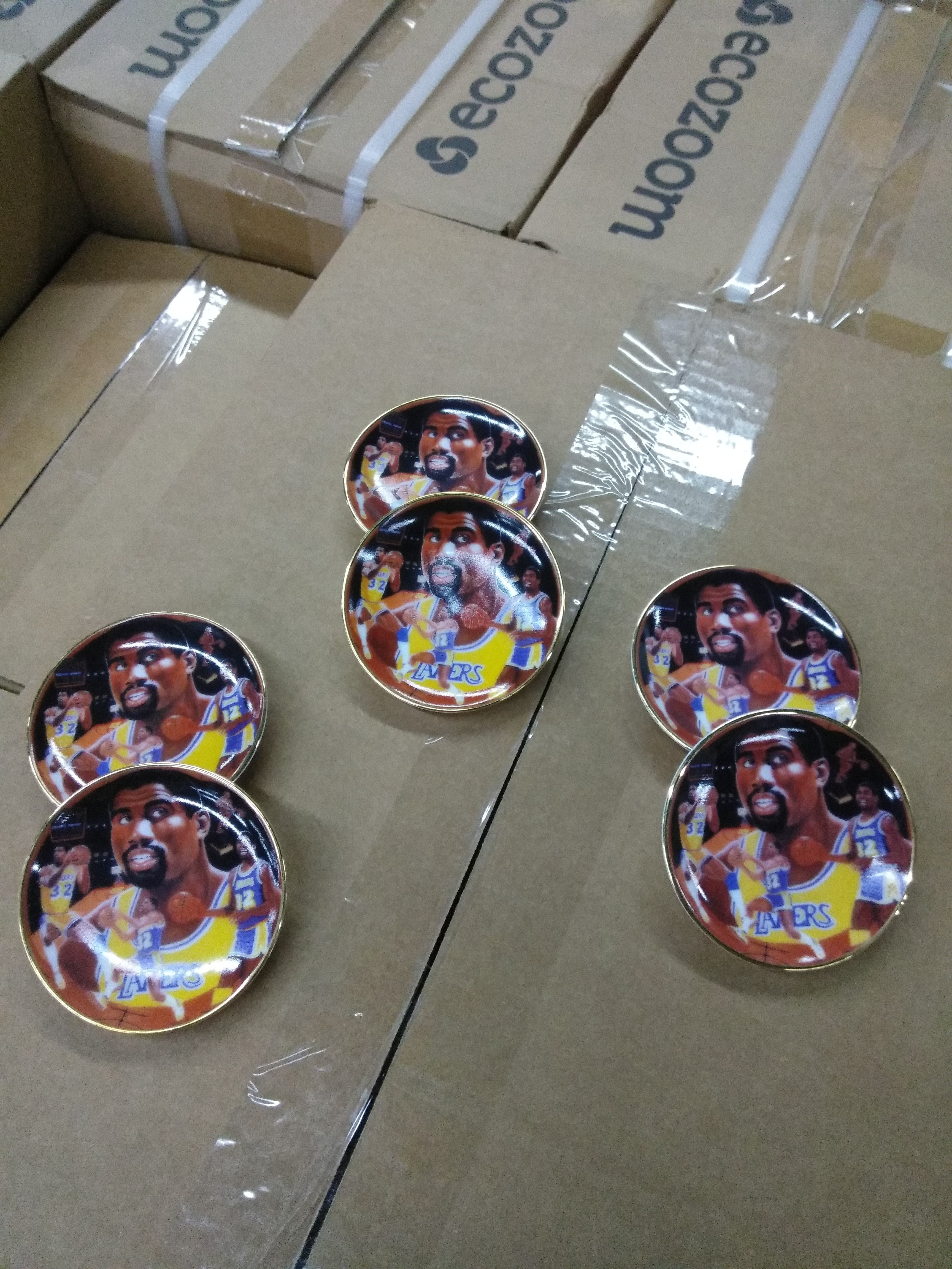 Magic Johnson LA Lakers The Magic Show Plate Los Angeles Lakers ...