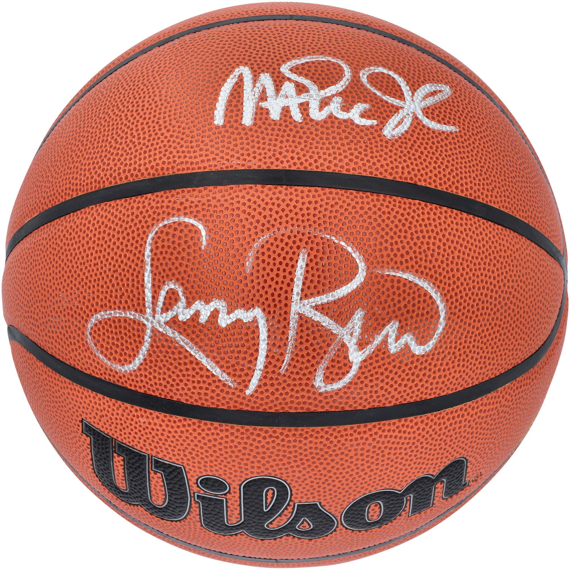 Magic Johnson Los Angeles Lakers and Larry Bird Boston Celtics ...