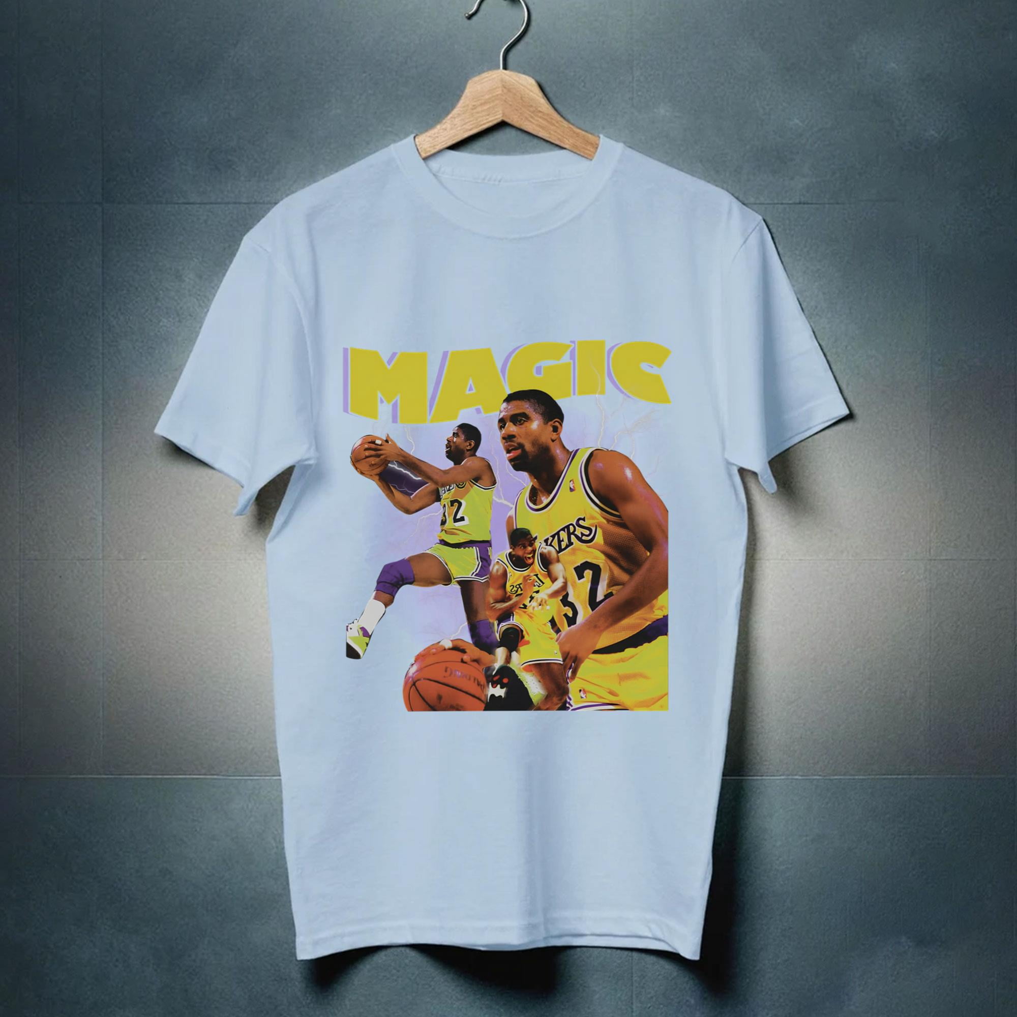 Magic Johnson Vintage Style Rap Tee-TH33994 - Walmart.com