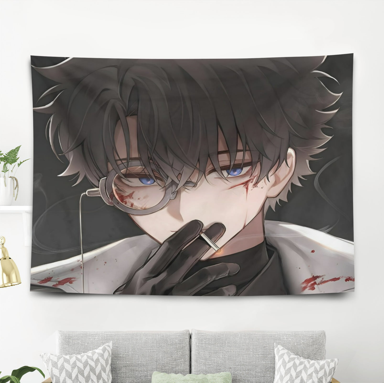 Magic Kaito Pattern Wall Hanging 50*60 Inches High-Quality Peach Skin ...