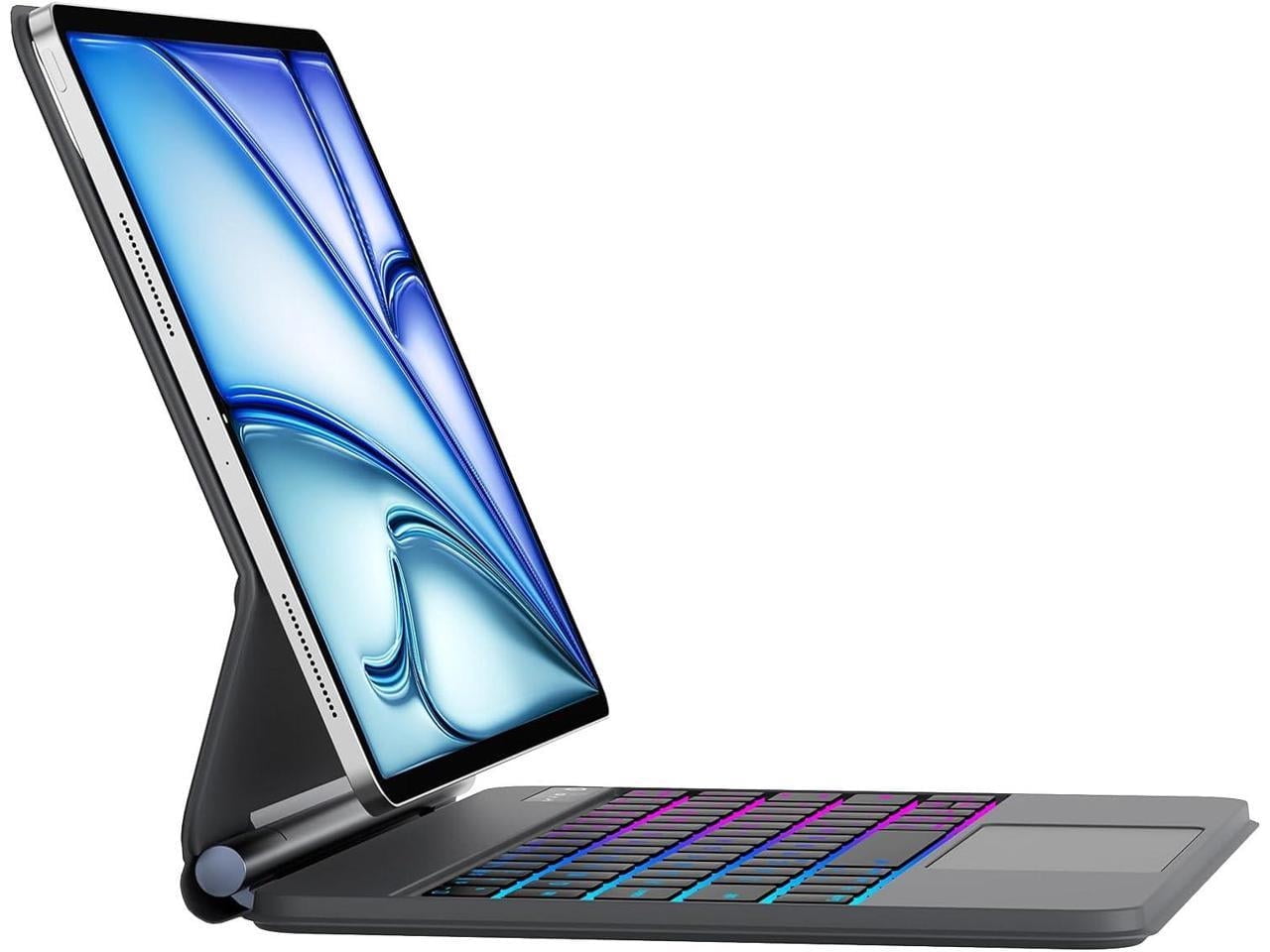 Magic Keyboard Case for iPad Air 13 M2 2024 and iPad Pro 12.9 6th/5th ...