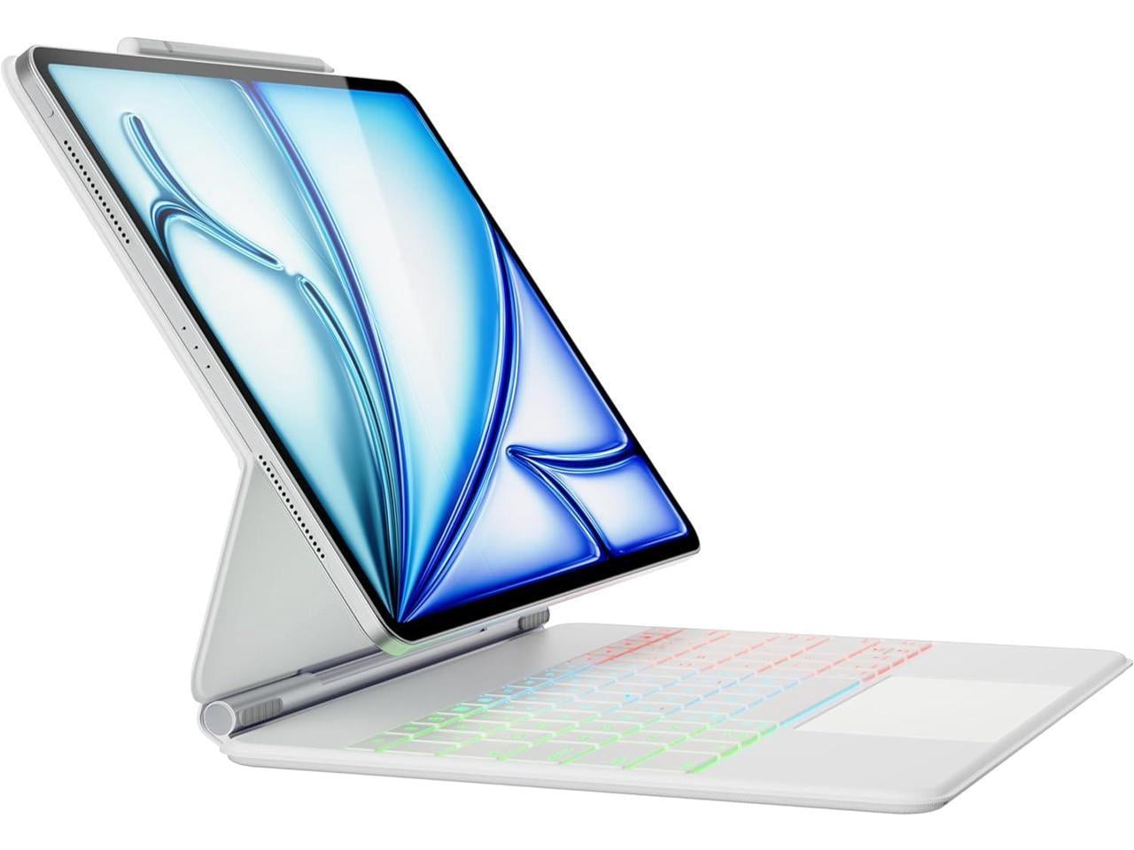 Magic Keyboard Case for iPad Air 13 inch M3 M2 2025 2024, iPad Pro 12.9 ...