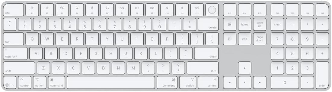 Magic Keyboard with Touch ID and Numeric Keypad for Mac Models with ...
