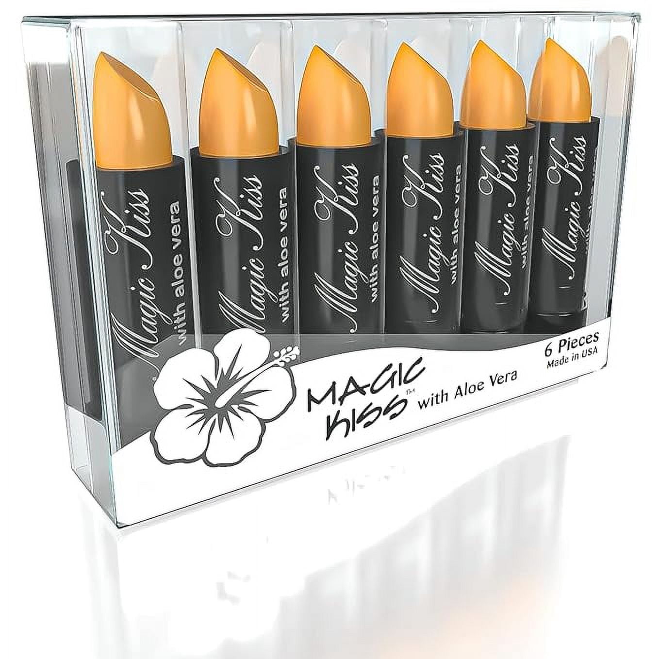 Magic Kiss Lipstick Set Aloe Vera Color Changing Orange MADE IN USA ...