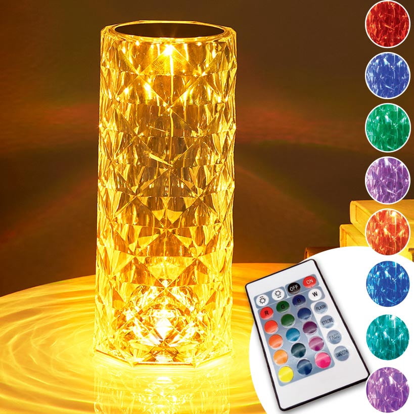 Lamp with Color Change and Remote Control Table Decor - Walmart.com