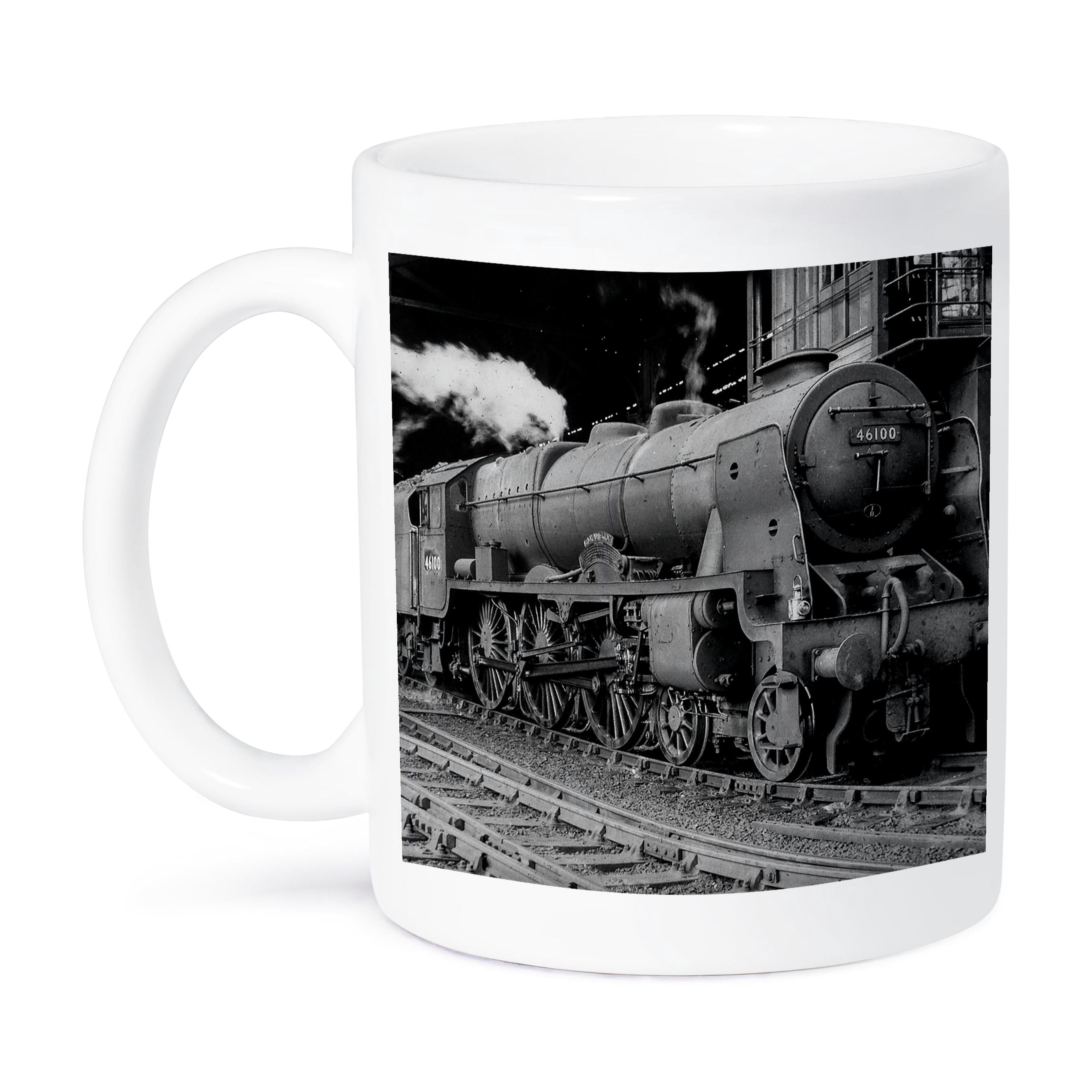 Magic Lantern Vintage Lms Royal Scot Steam Locomotive Train Station ...