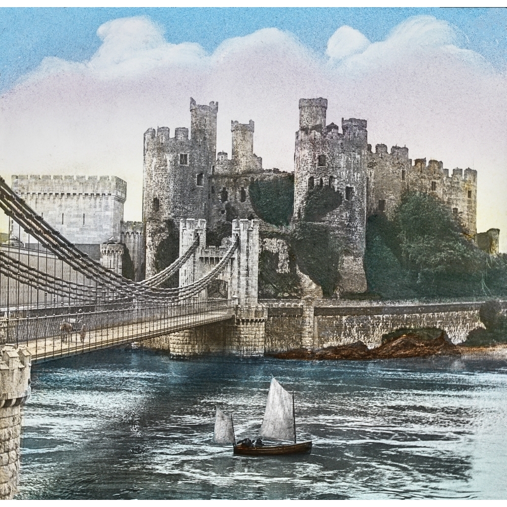 Magic Lantern slide circa 1900 hand coloured. created in 1887. A tour ...