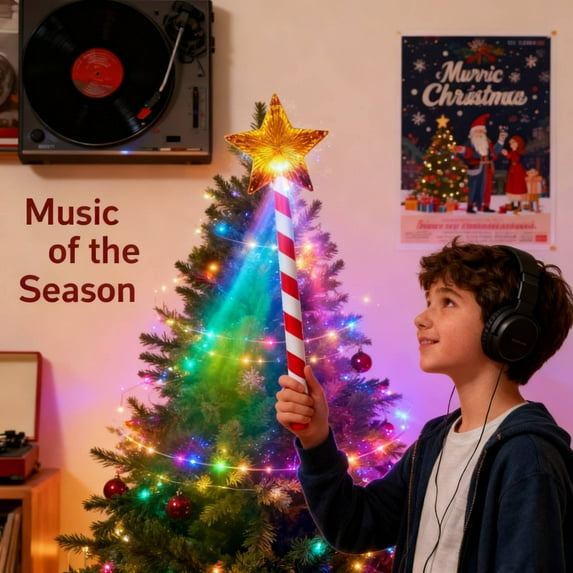 Magic Light Wand Remote Outlet Kit for Christmas Tree, Led Star ...