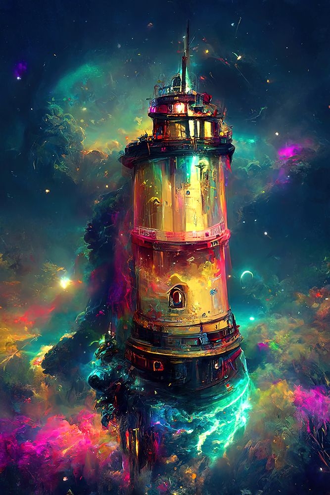 Magic Lighthouse Poster Print - Wumples - Walmart.com