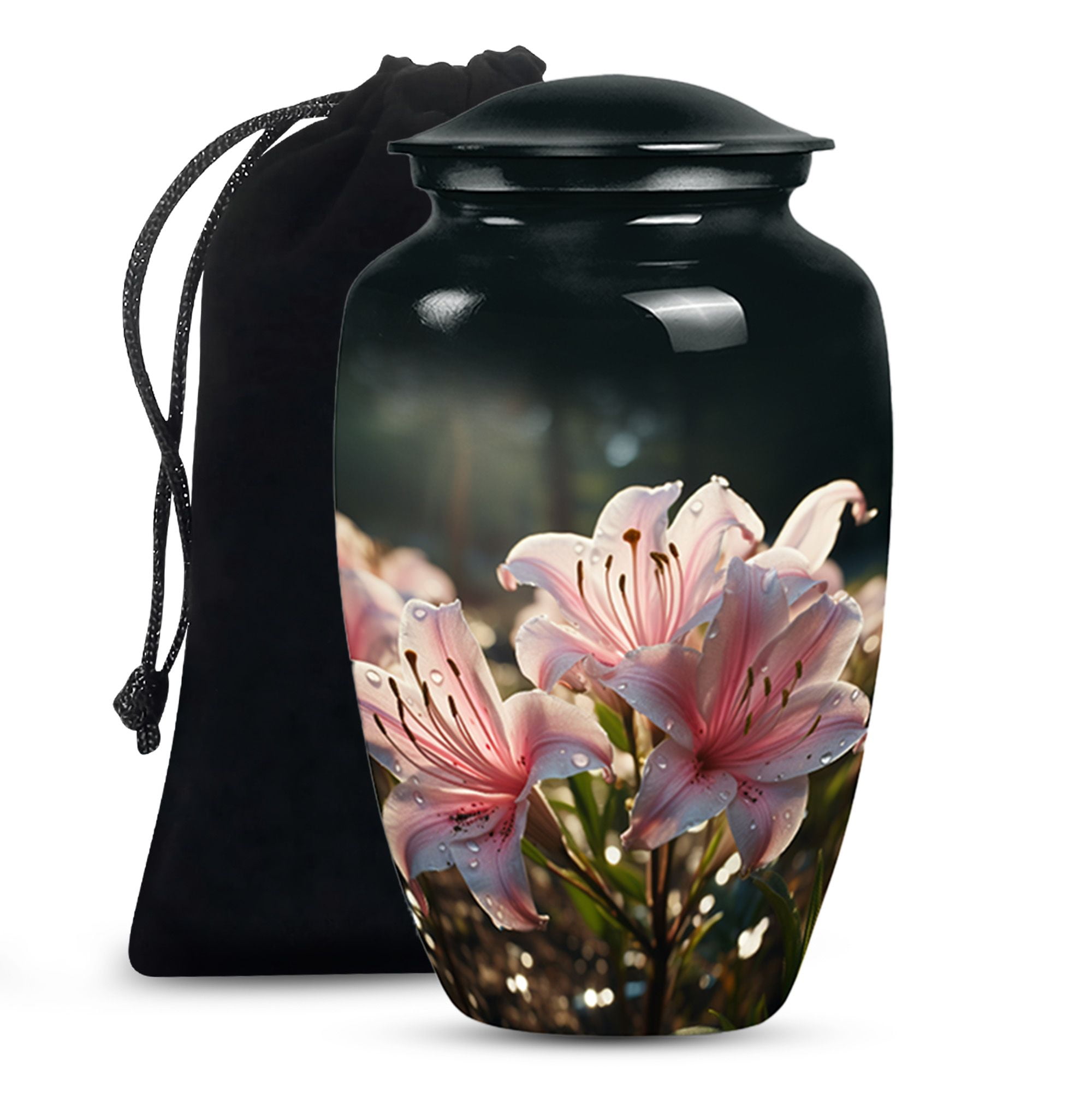 Magic Lilly Funeral Urns For Human Ashes Adult Women - Large Cremains ...