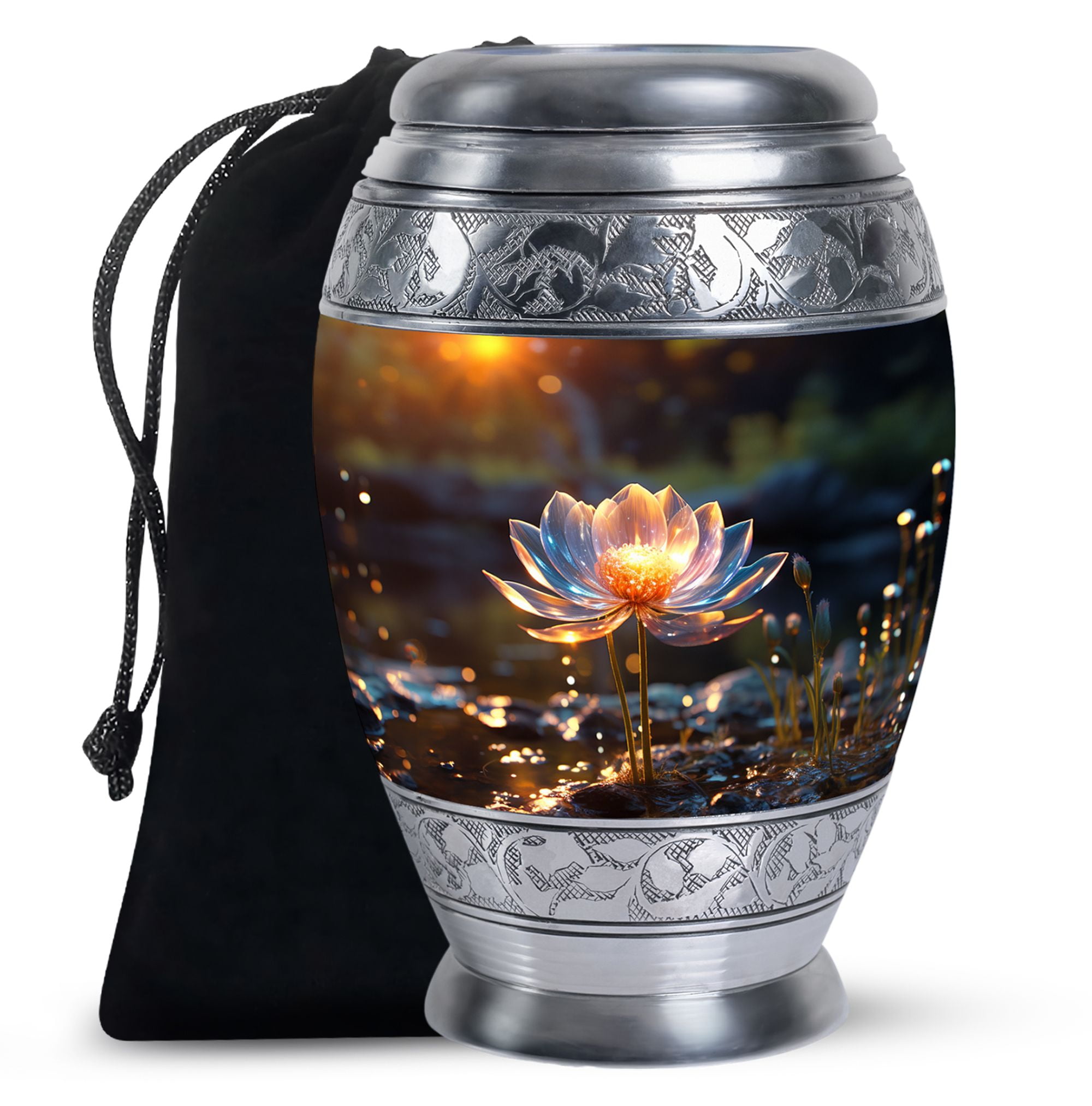 Magic Lilly Memorial Urns For Human Ashes Adult Father - Large Cremains ...