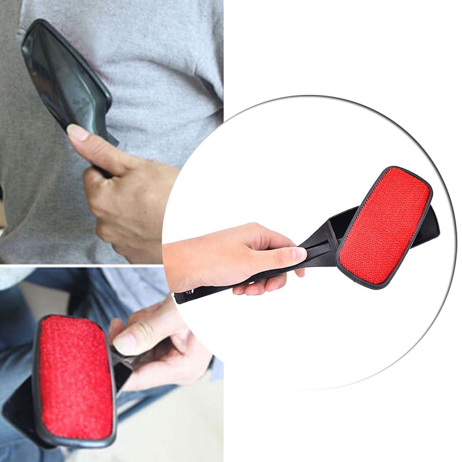 Magic Lint Fluff Fabric Clothes Coats Dust Brush Remover Cleaner Swivel ...