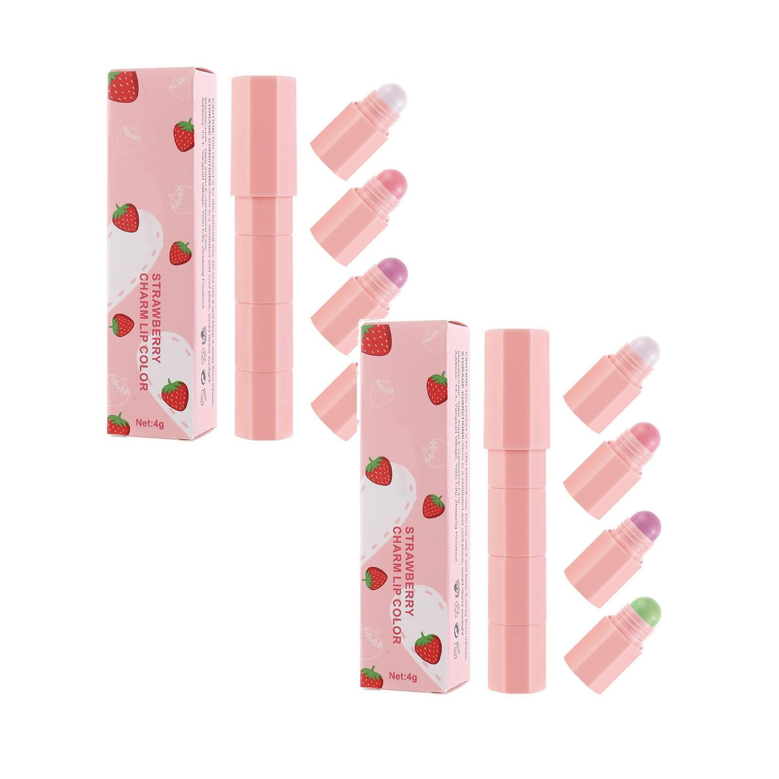 Magic Lipstick Lifter Gloss, 4 in Strawberry Lip Balm Temperature ...