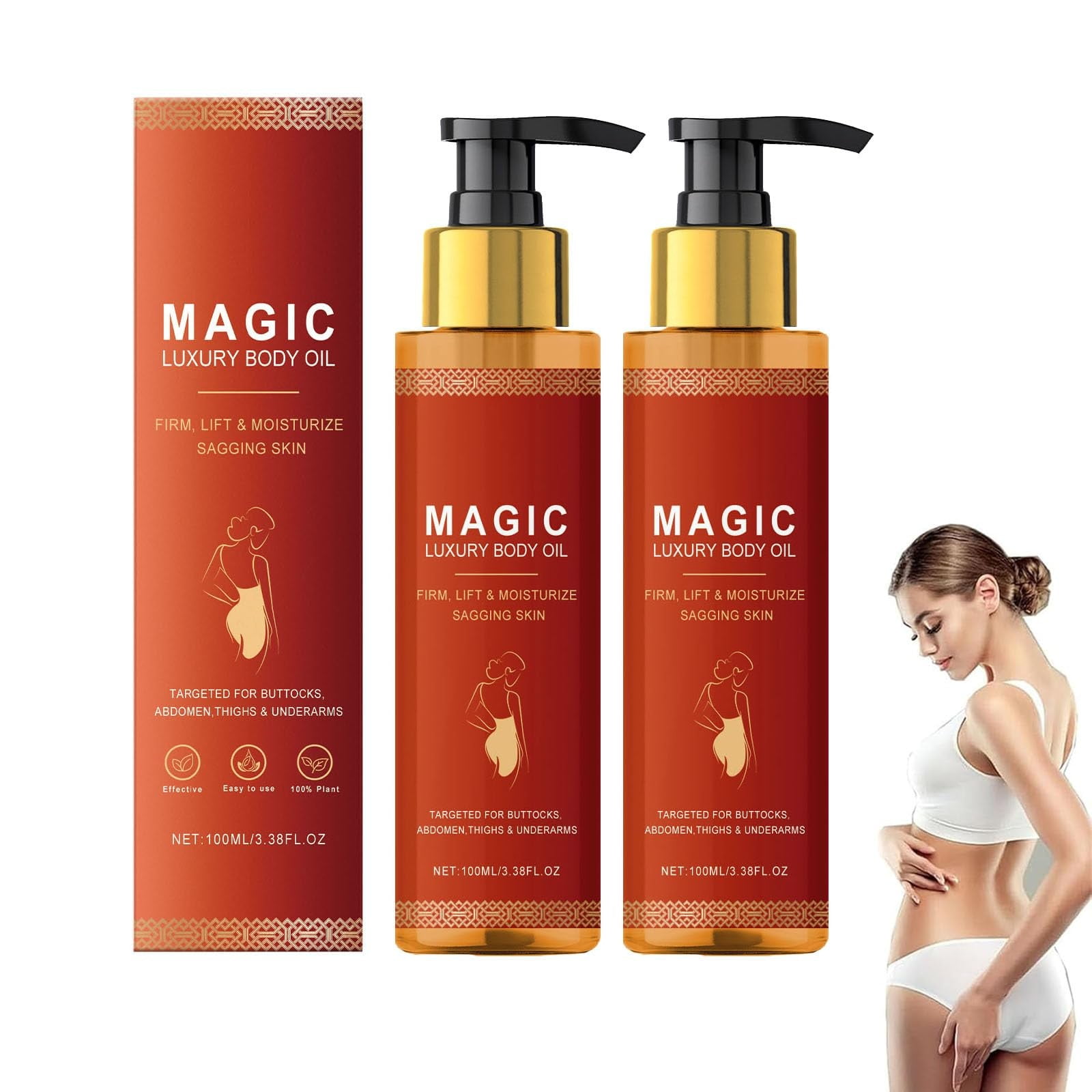 Magic Luxury Body Oil, Magic Body Strafting Oil, Moisture and ...